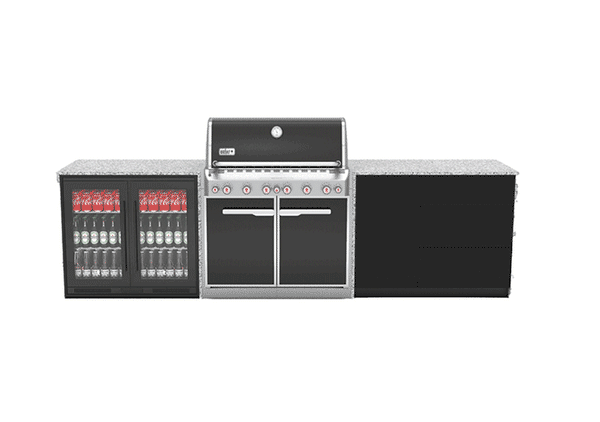 Weber Summit Outdoor Kitchen Custom Design – BBQ and Fireplace Centre
