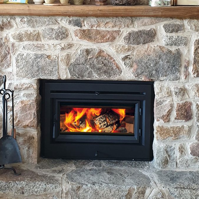 Lopi Flush Wood Large Nexgen Firebox – BBQ and Fireplace Centre